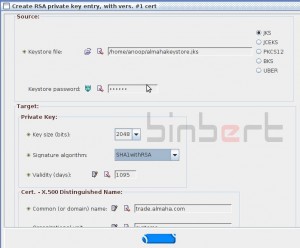 keytool IUI to manage SSL Certificate in Glassfish Web Server – Binbert