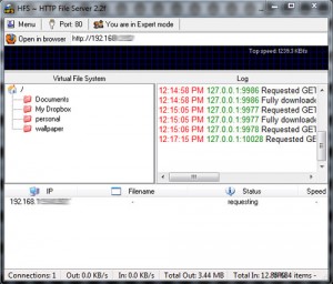 Create a simple web based file server – Binbert